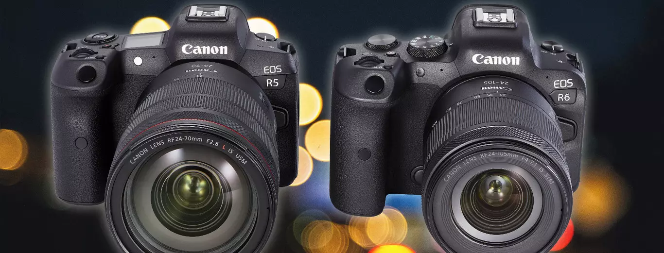 Canon EOS R5 आणि R6, वैशिष्ट्ये, किंमत आणि डेटा शीट