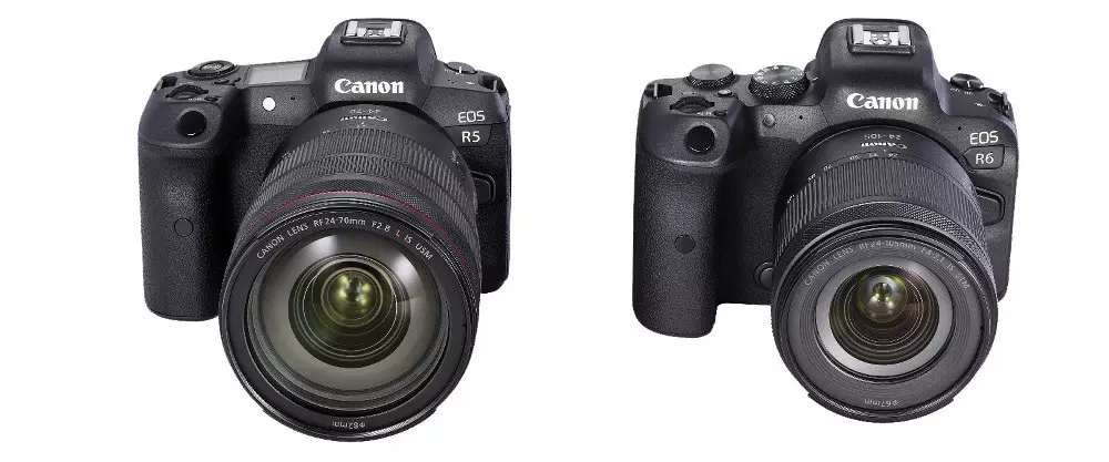 Canon Eos R5 क्यानन Eos R6 तालिका