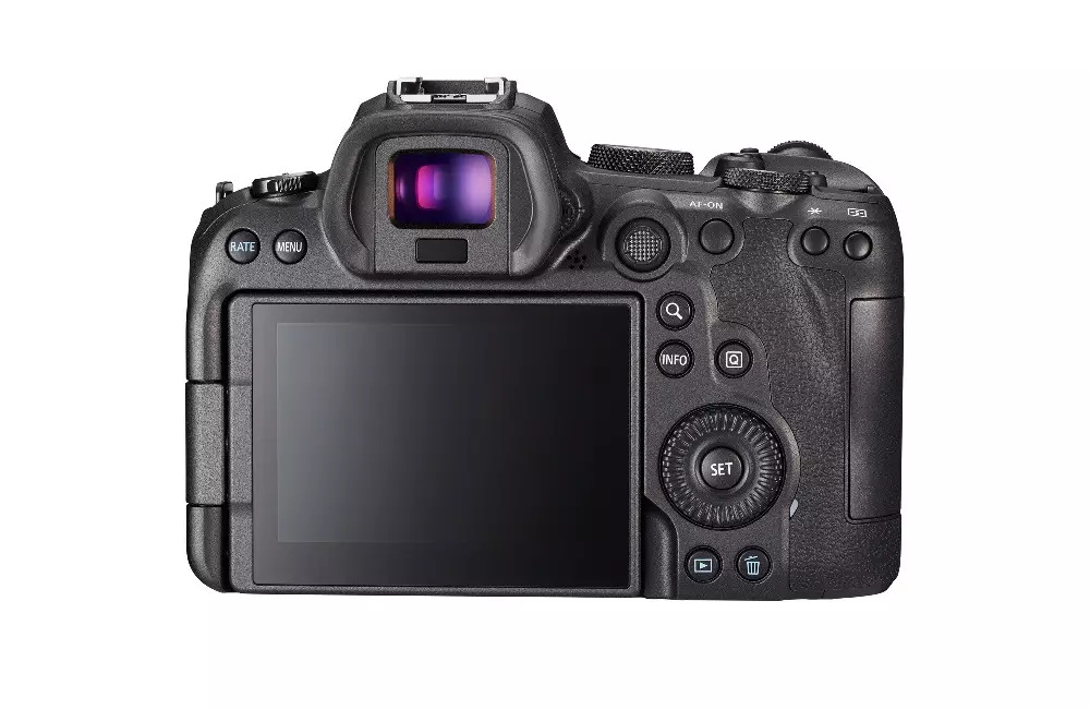 Eos R6 Back Showing