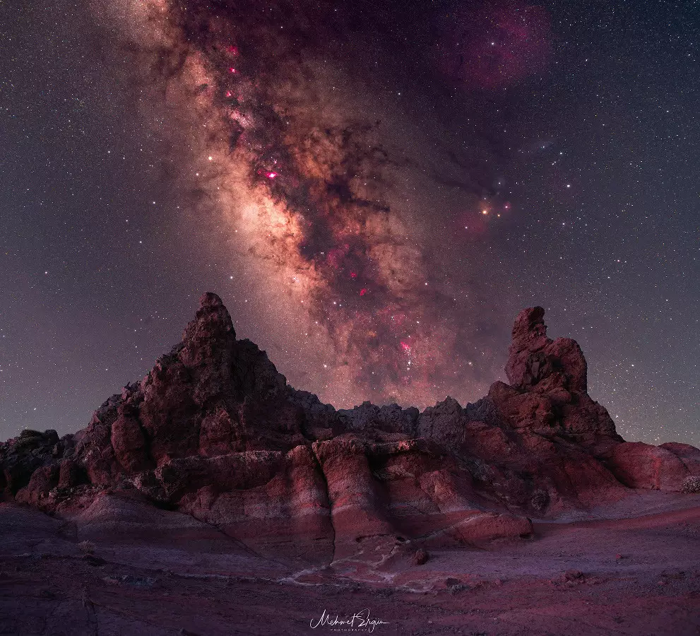 Milky Way Over Teide Nasjonaal Park Mehmet Ergun