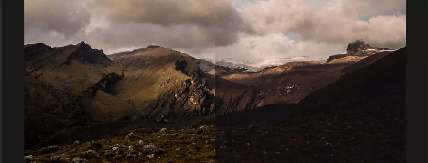 Ngati-ati saka kosok prasetel supaya Mudhun menyang kesed photographic