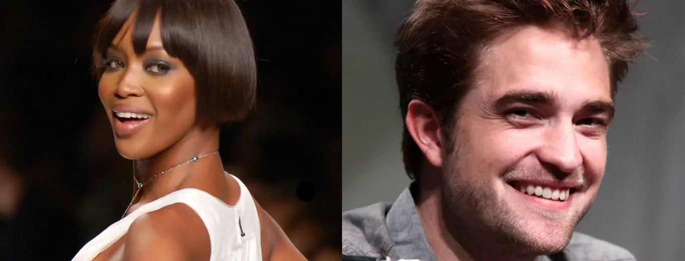 Naomi Campbell اور Robert Pattinson گھر پر اپنے میگزین کے سرورق کی تصاویر بناتے ہیں۔