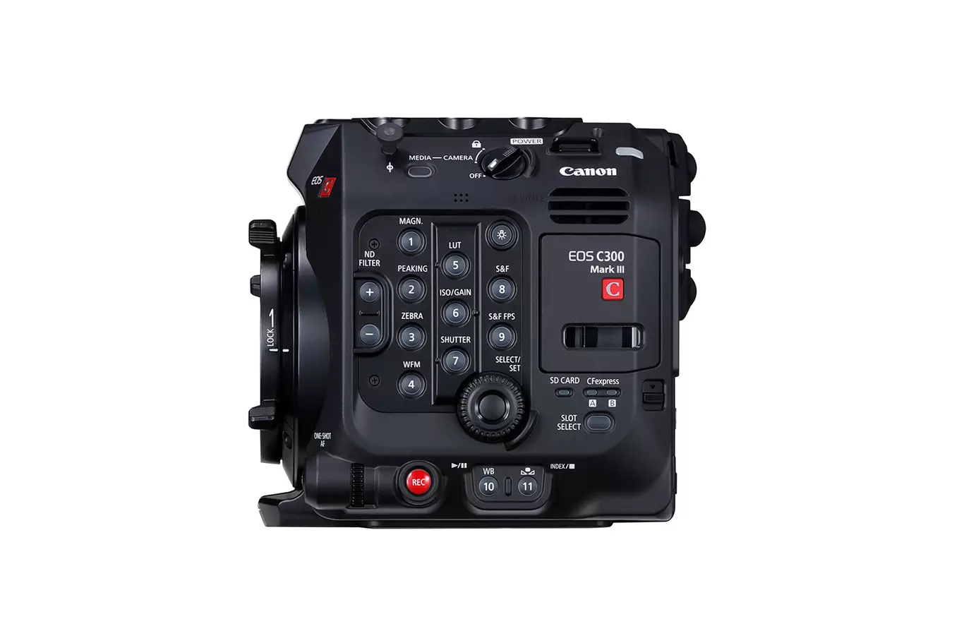 ກ້ອງຖ່າຍຮູບ Canon C300 Mark III ສໍາລັບຮູບເງົາແລະການໂຄສະນາ
