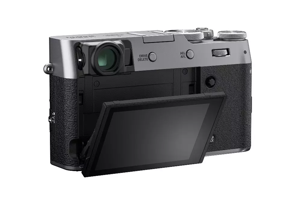 X100vシルバーティルティングスクリーンを下向き