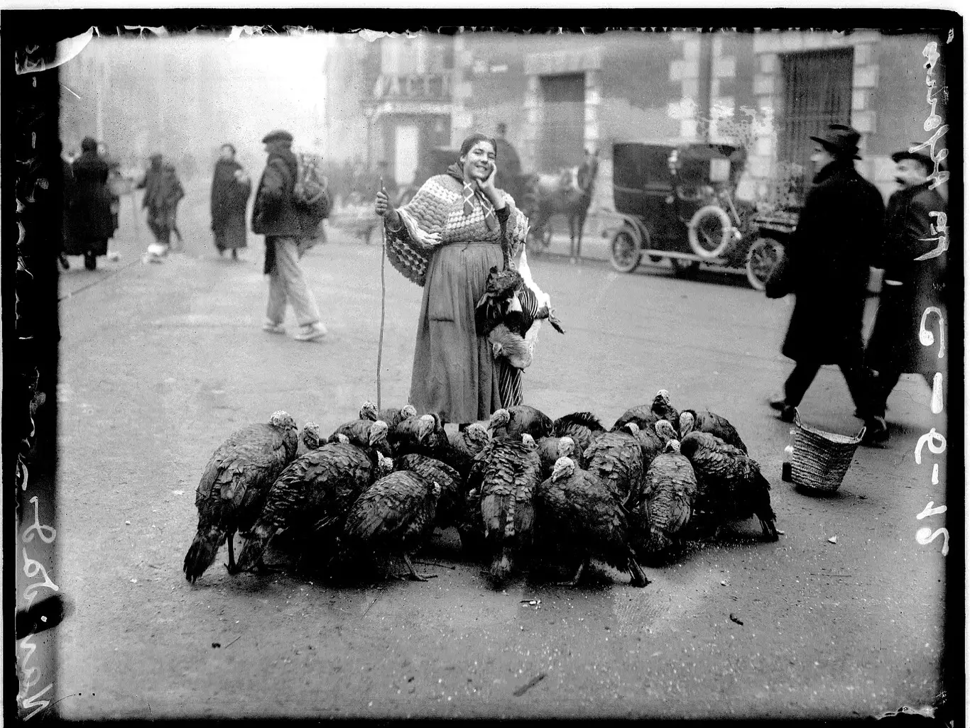 Alfonso vendor ng mga turkey sa Plazuela de Santa Cruz 1925