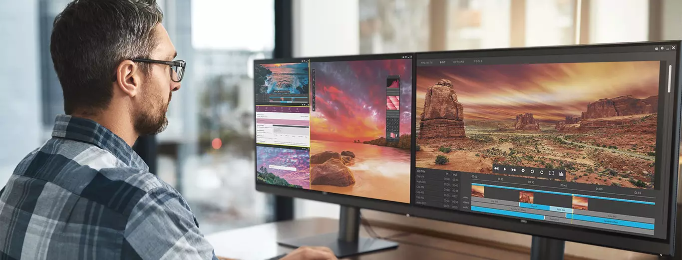 Dell UltraSharp 27 4K PremierColor - Adobe Max-da görkezilen içerki kalibrleme enjamy bilen ilkinji 4k monitor