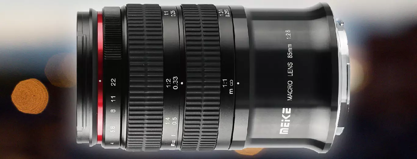 Meike 85mm F2.8 Makro, fitur, harga jeung lambar data