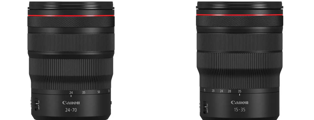 Canon bestätigt die neuen Objektive für seine RF-Fassung: das RF 24-70 mm f/2.8 und das RF 15-35 mm f/2.8