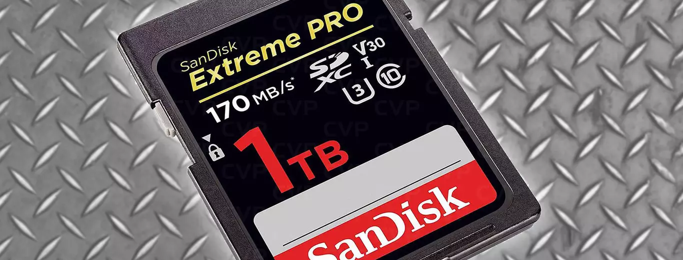 Sandisk Extreme Pro SDXC UHS-I 1TB, funkcioj, prezo kaj datuma folio