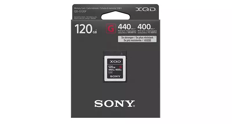 sony xqd 120 gb