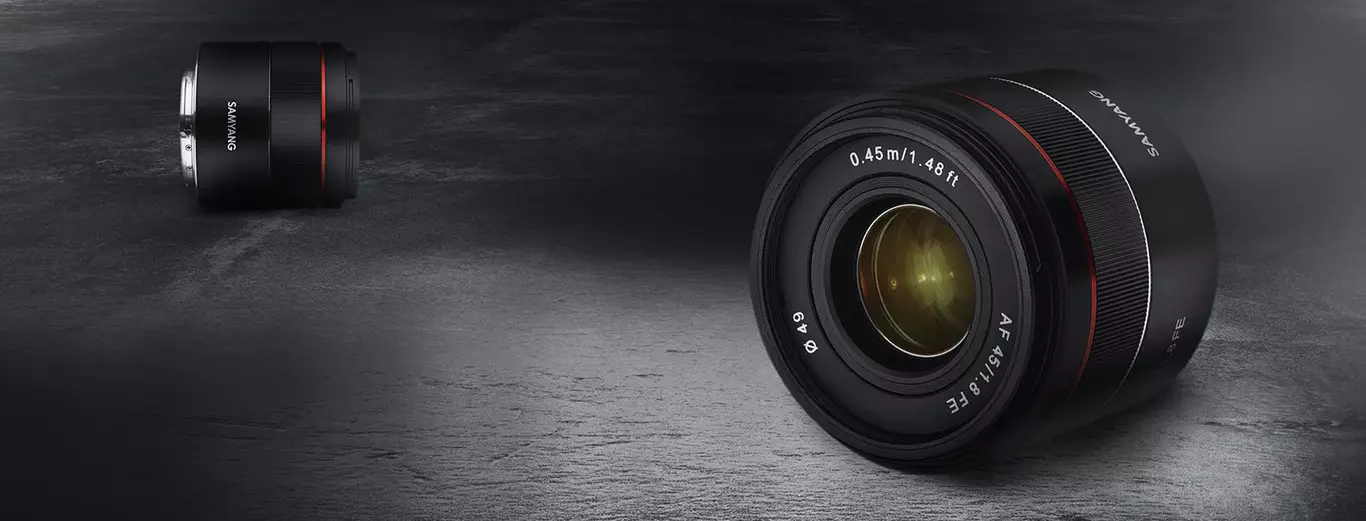 Samyang AF 45 mm F1.8 FE، خاصيتون، قيمت ۽ ڊيٽا شيٽ