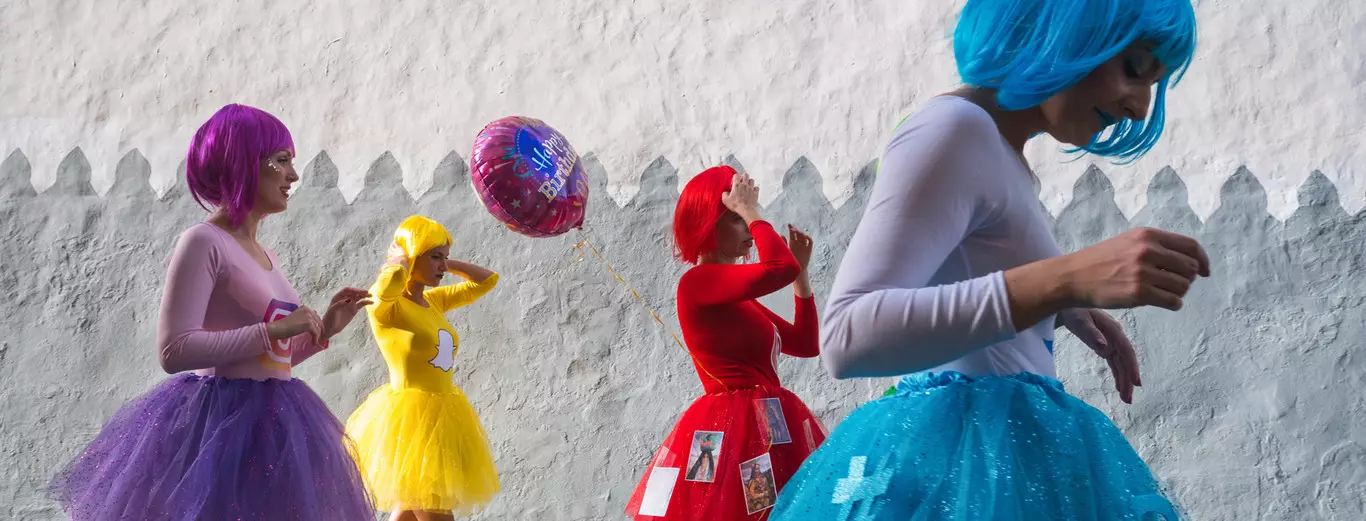 «Размалёўка» Андрэса Сезара адлюстроўвае карнавалы Лас-Пальмас-дэ-Гран-Канарыя