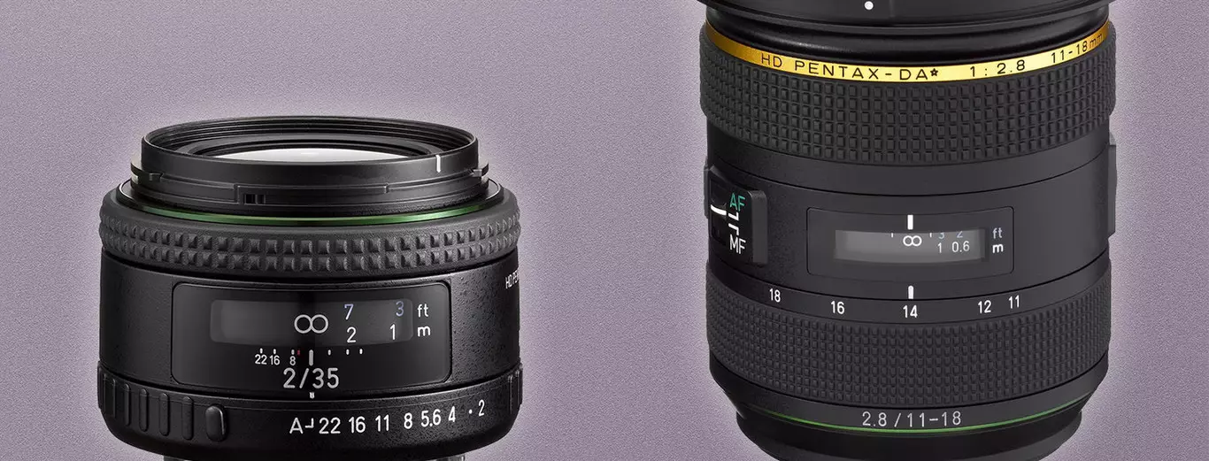 HD Pentax-DA 11-18mm F2.8 و HD Pentax-FA 35m F2، ویژگی ها و برگه داده