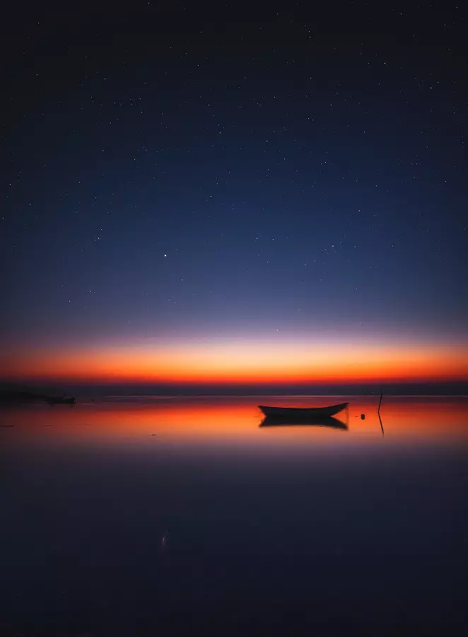 Midnight Glow Over Limfjord R Ruslan Merzlyakov