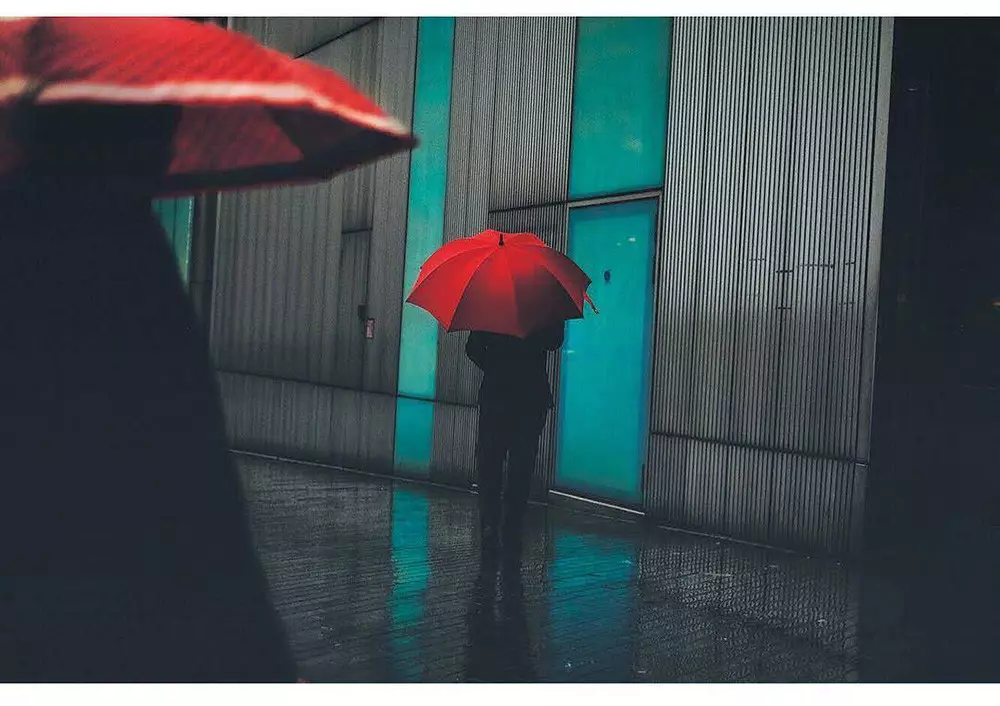 Photobox Instagram 攝影獎在藝術類別中的獲得者，由 Swendeluk 捕捉雨景