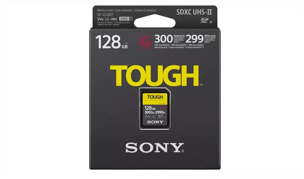 Sony Tough 128 doboz