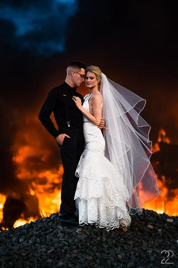 Svatební oheň Megan Allen 2