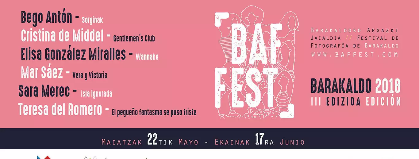 Baffest 2018, Barakaldo फोटोग्राफी महोत्सव महिलाहरु को लागी मात्र क्रिस्टिना डे मिडेल संग