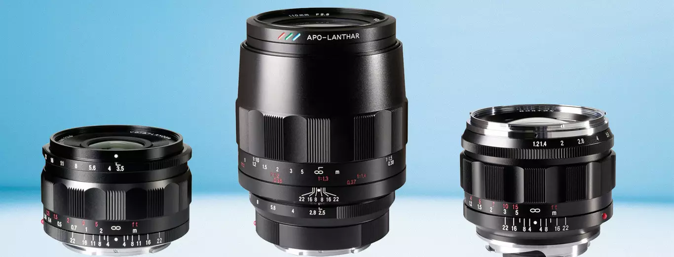 เลนส์ Voigtländer 110mm f2.5, 21mm f3.5 และ 50mm f1.2 สำหรับ Sony E และ Leica M