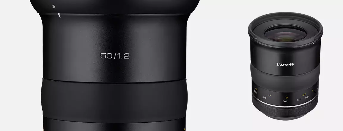 سامیانگ XP 50mm F1.2 EF، کینن FF SLR کے لیے انتہائی روشن معیار کا لینس