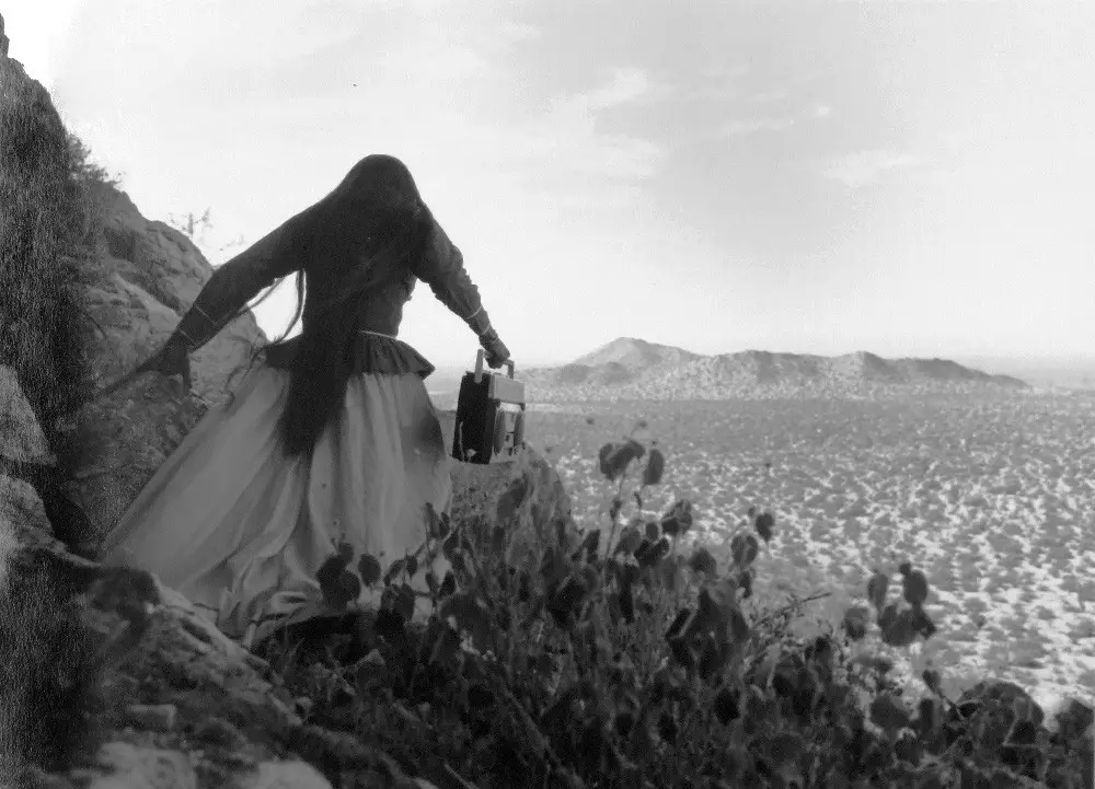 天使女人索諾蘭沙漠 1979 年收藏 J 保羅蓋蒂博物館