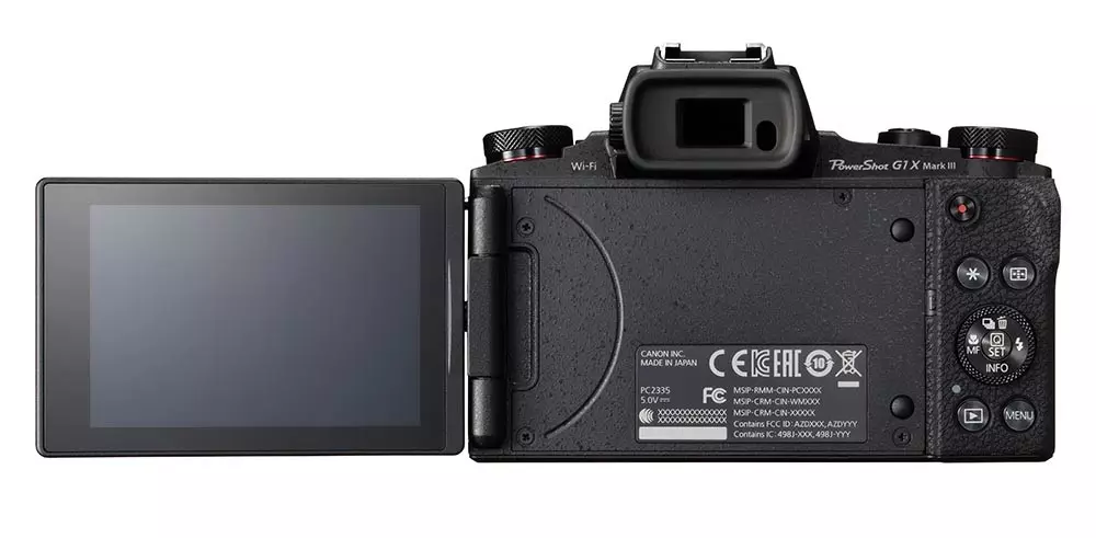Powershot G1 X Mark Iii Back Lcd Out
