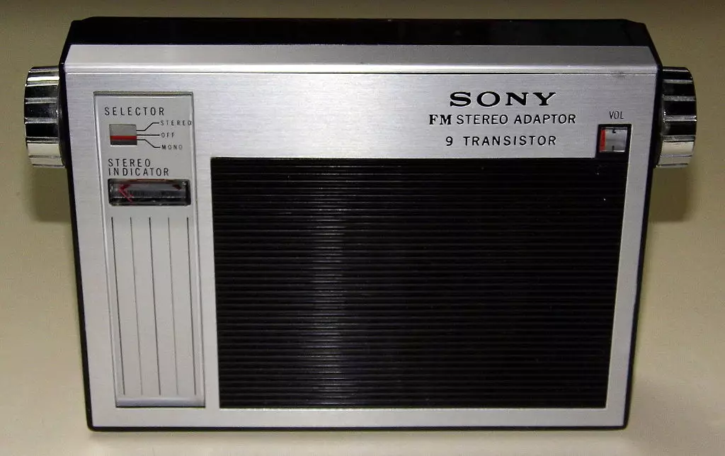 Vintage Sony Model Sta 110 Fm мультиплекс стерео адаптеры 9 транзистор Япониядә ясалган 8414448723