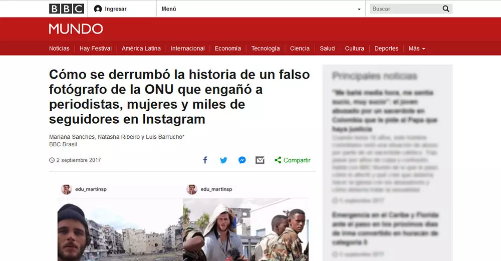 Nova polèmica per un fals fotoperiodista que publicava fotos robades