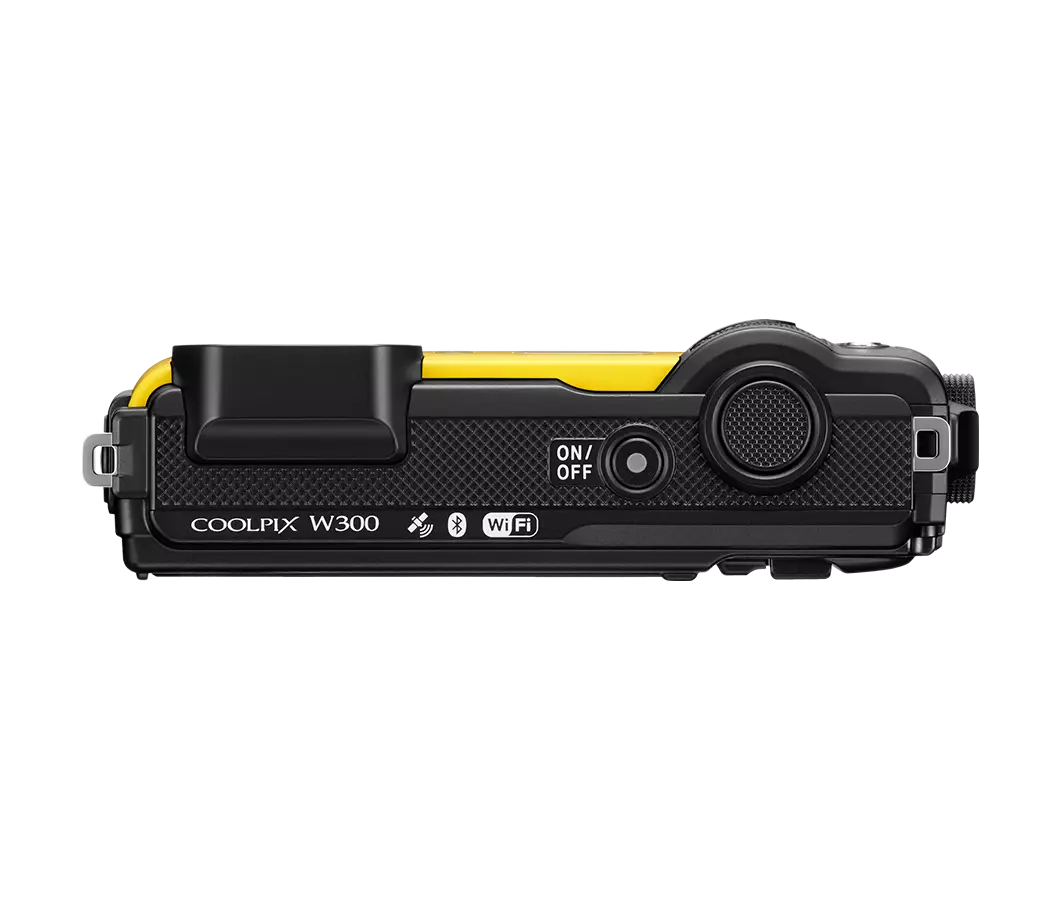 Top amarelo Nikon Coolpix W300