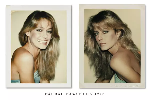 Farrah Fawcett Andy Warhol Polaroids 1979
