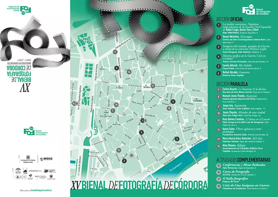 Biennaali fotograafia Cordoba 2017 kaart