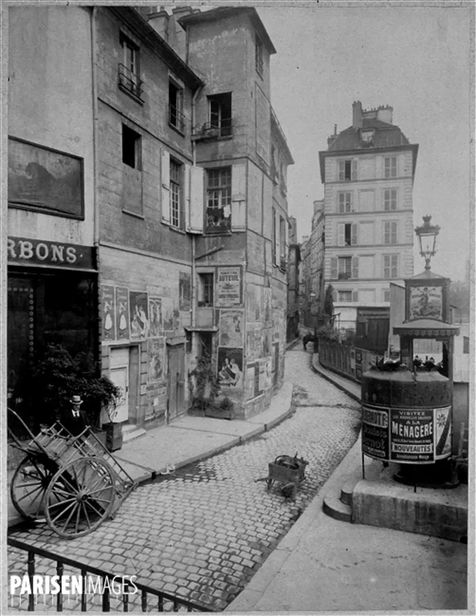 Eugene Atget - Rue des Ursins，巴黎 1900