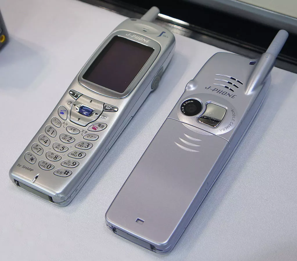 Sharp J-SH04, the first mobile phone with a built-in digital camera