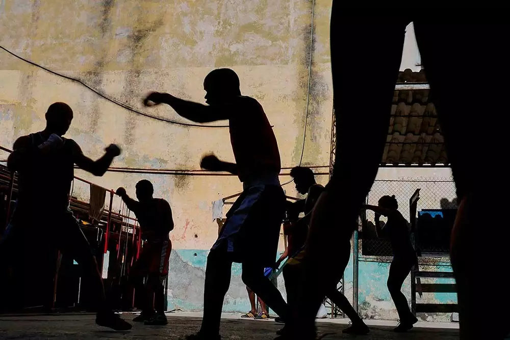 fotótúra-kubaboksz Havannában