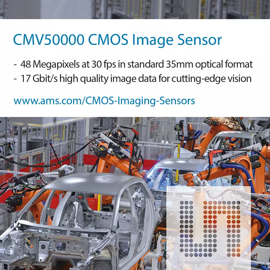 CMV50000: 47,5 megapixeleko CMOS sentsorea 8K berezko bereizmenarekin