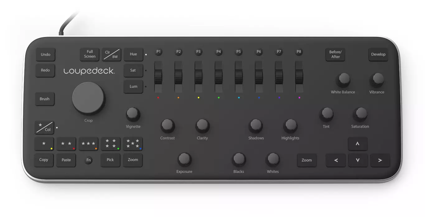 Loupedeck shine na'ura mai kwakwalwa wanda zai ba mu damar amfani da Lightroom kamar dai editan bidiyo ne