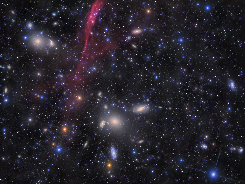 Antlia Galaxy Cluster Yakanyanya Yakadzika Munda 152 Maawa Rolf Wahl Olsen