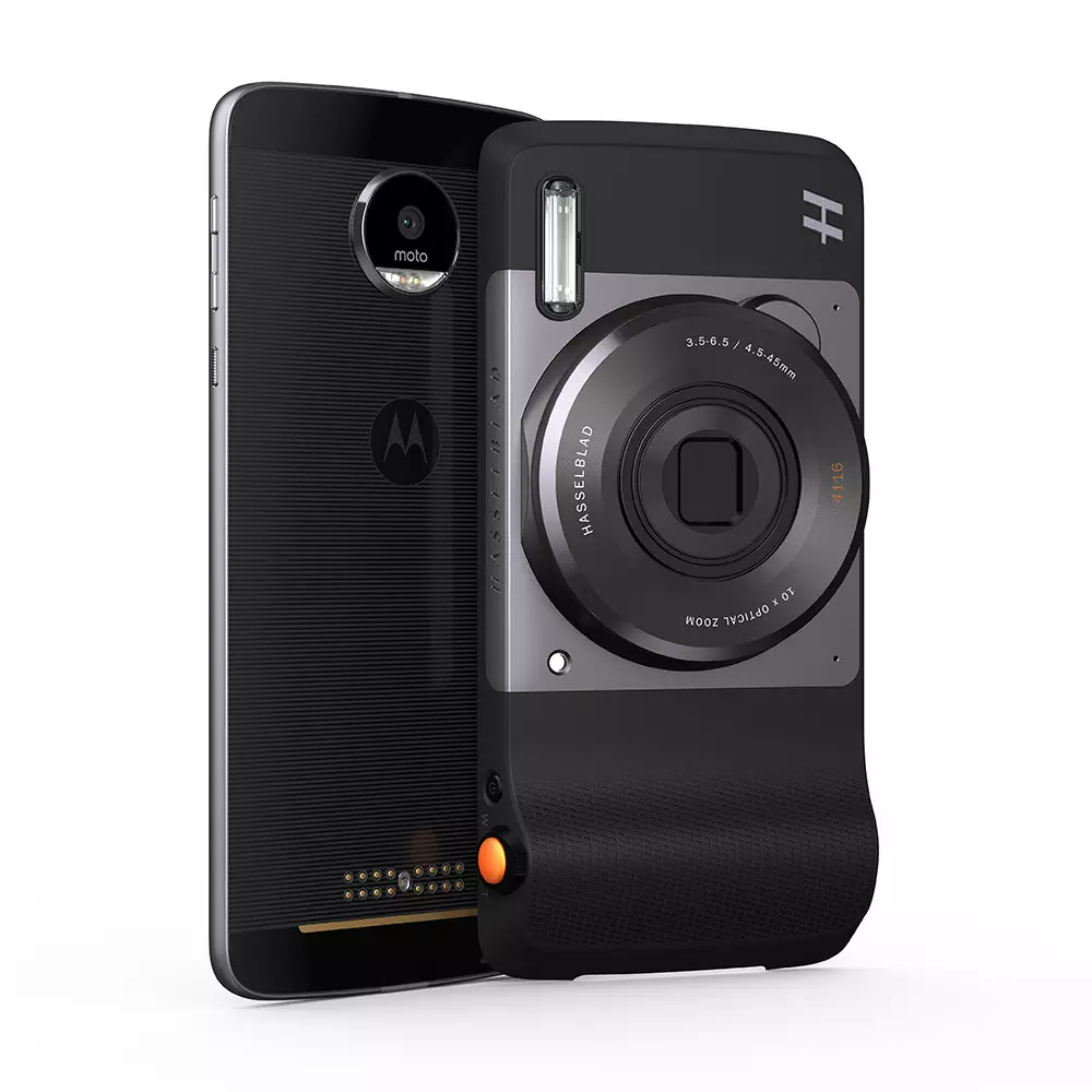 Hasselblad True Zoom: modul maka Moto mods na-atụgharị ekwentị gị ka ọ bụrụ igwefoto