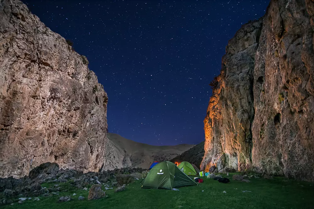 Camping under stjärnorna i helvetet Canyon 2