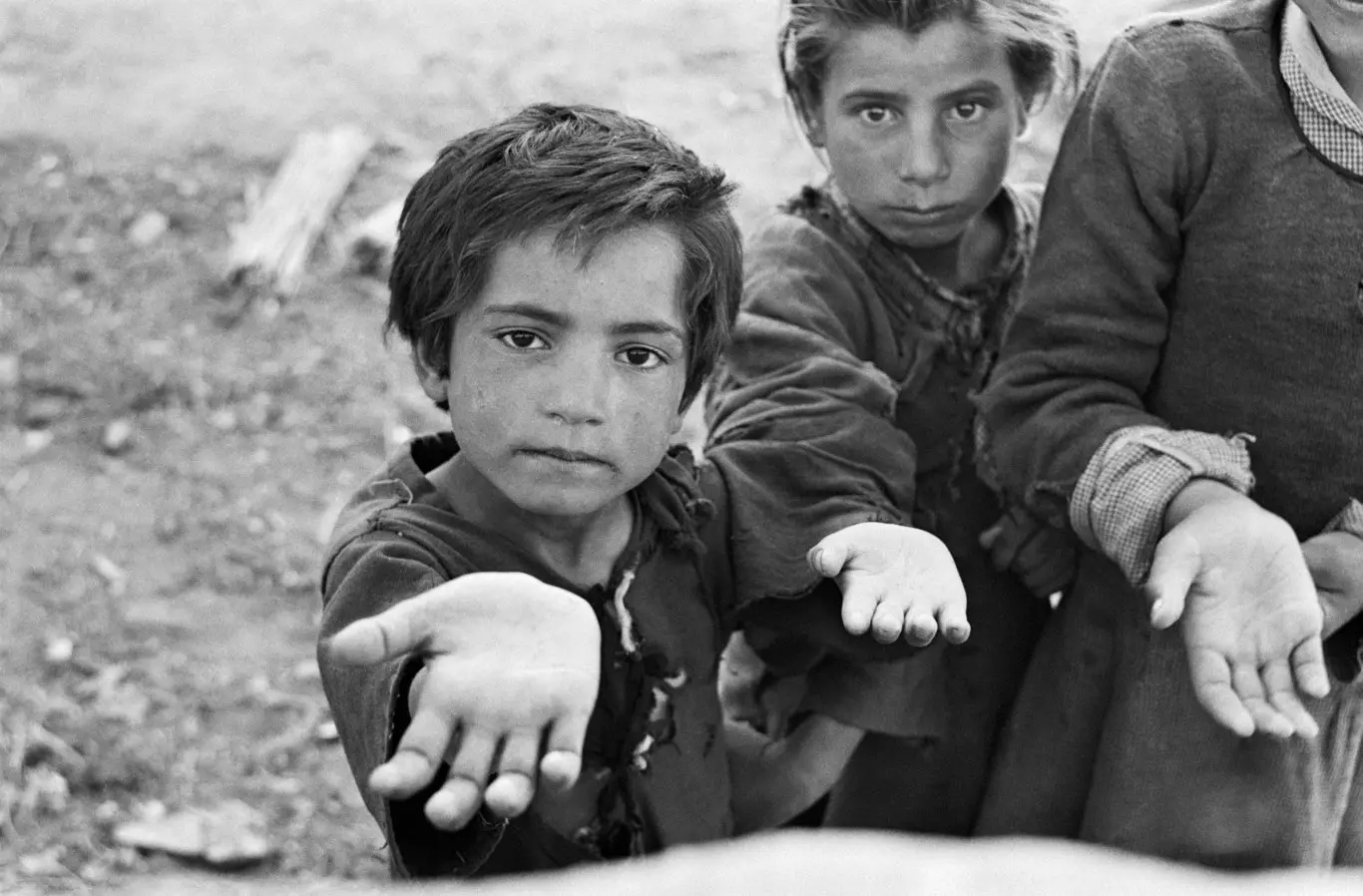 Carlos Saura Children Begging Spain 50s