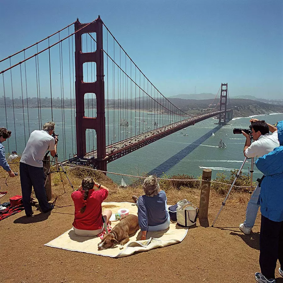Príchod veľkých lodí Národná rekreačná oblasť Golden Gate Ca