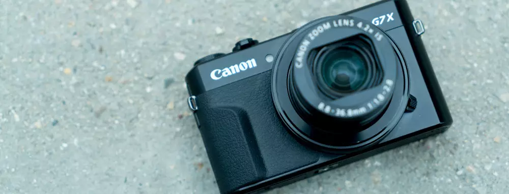Canon PowerShot G7 X Mark II איבערבליק. איבערבליק מיט פֿעיִקייטן, פּרייַז און ספּעסאַפאַקיישאַנז