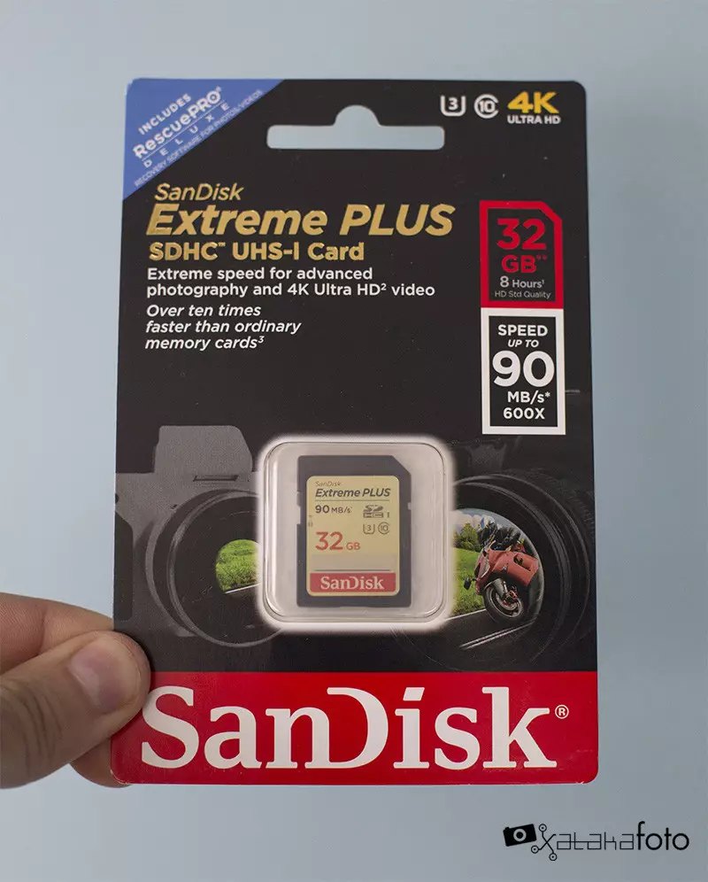 SanDisk ekstrim Ditambah SDXC UHS-I