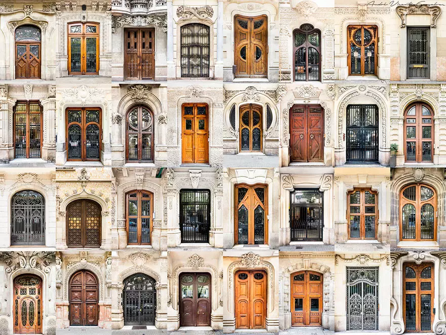 Fotografer Andre Vicente Goncalves nyiptakeun kolase fotografik anu luar biasa sareng windows ti sababaraha bagian Éropa