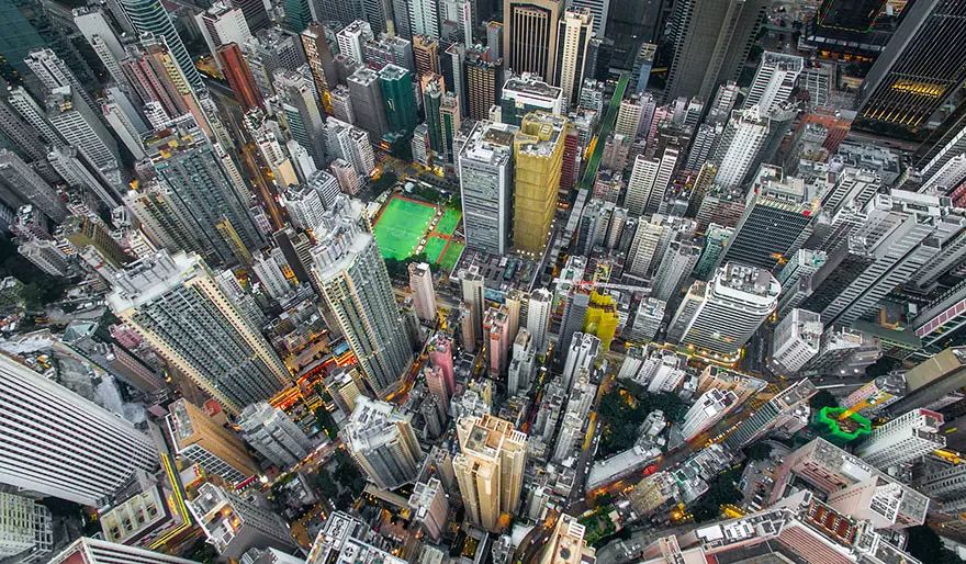 Fotografowanie dronem Hongkong Gęstość Andy Yeung 4