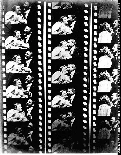 The Kiss 1896 Film Strip