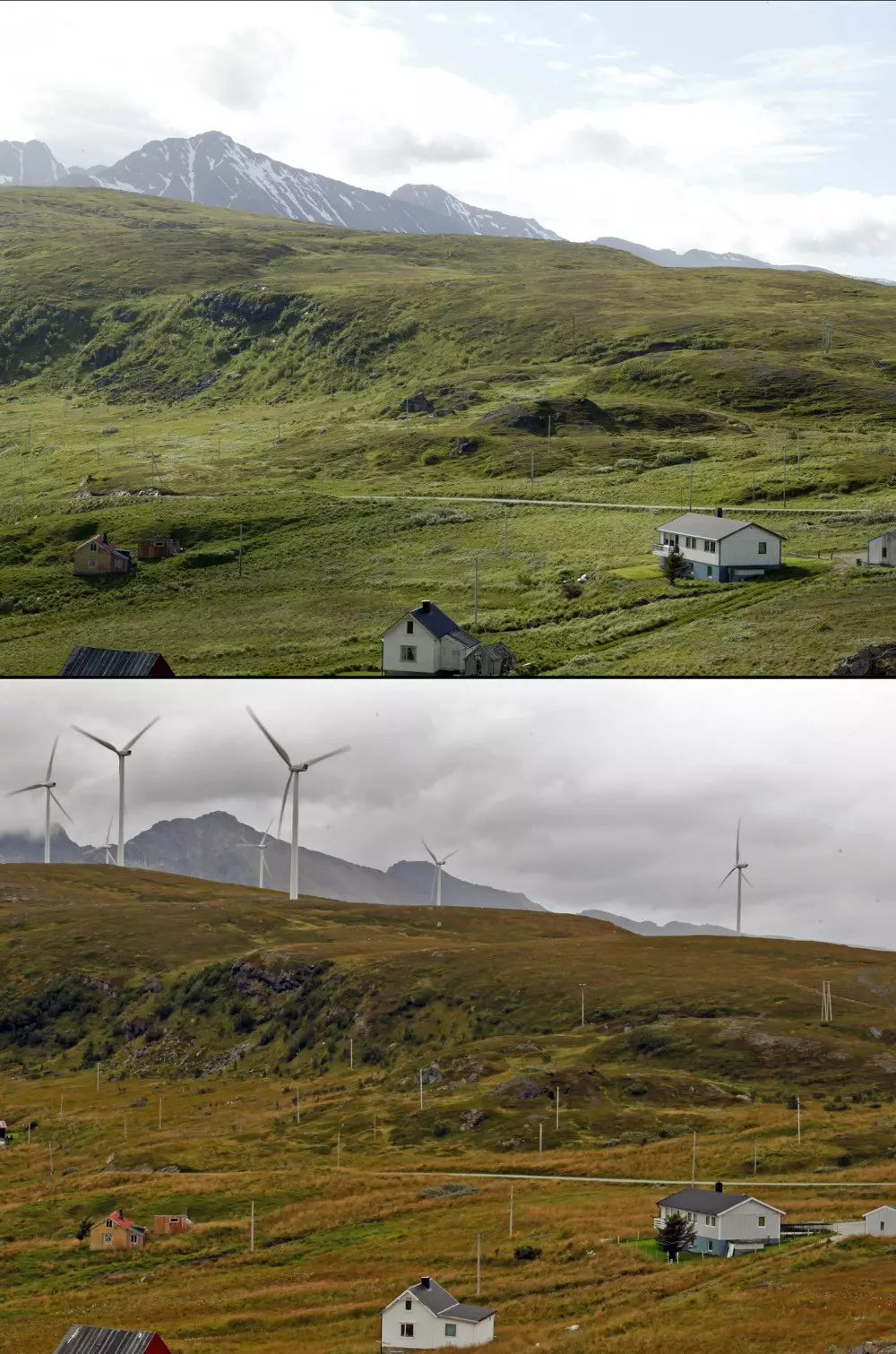 2006 2013 Vindpark Paa Fakken Vannoeya Karlsoey Kommune Troms