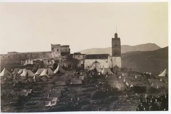 Испания армиясының лагері Фортинелсерралло Сеута 1860 Фотоэнрикефасио