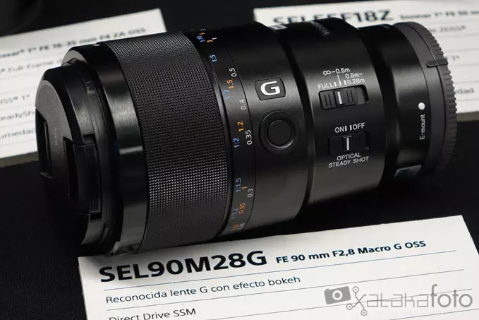 “Sony” -niň täze FE 90mm F2.8 Makro G OSS obýekti şu ýerde, wada berýän zady