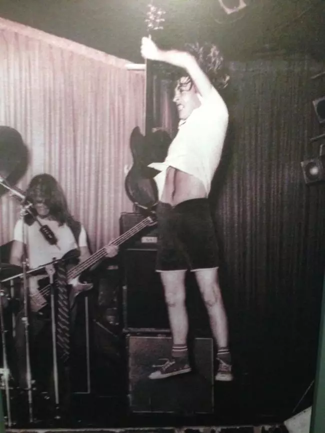 Angus Young Levitating
